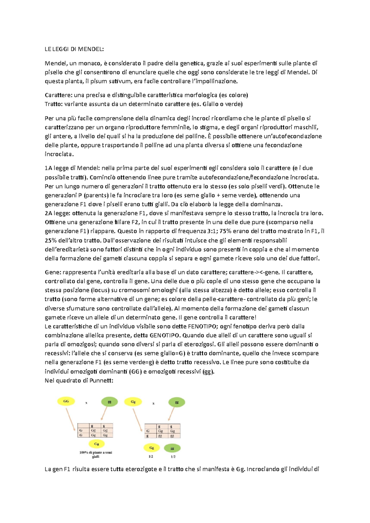 Le leggi di Mendel e la mutazione genetica - LE LEGGI DI MENDEL: Mendel ...