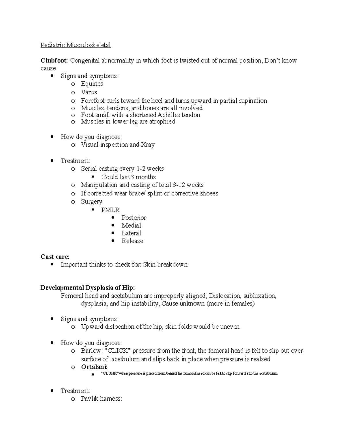 Pediatric Musculoskeletal (9) - Pediatric Musculoskeletal Clubfoot ...