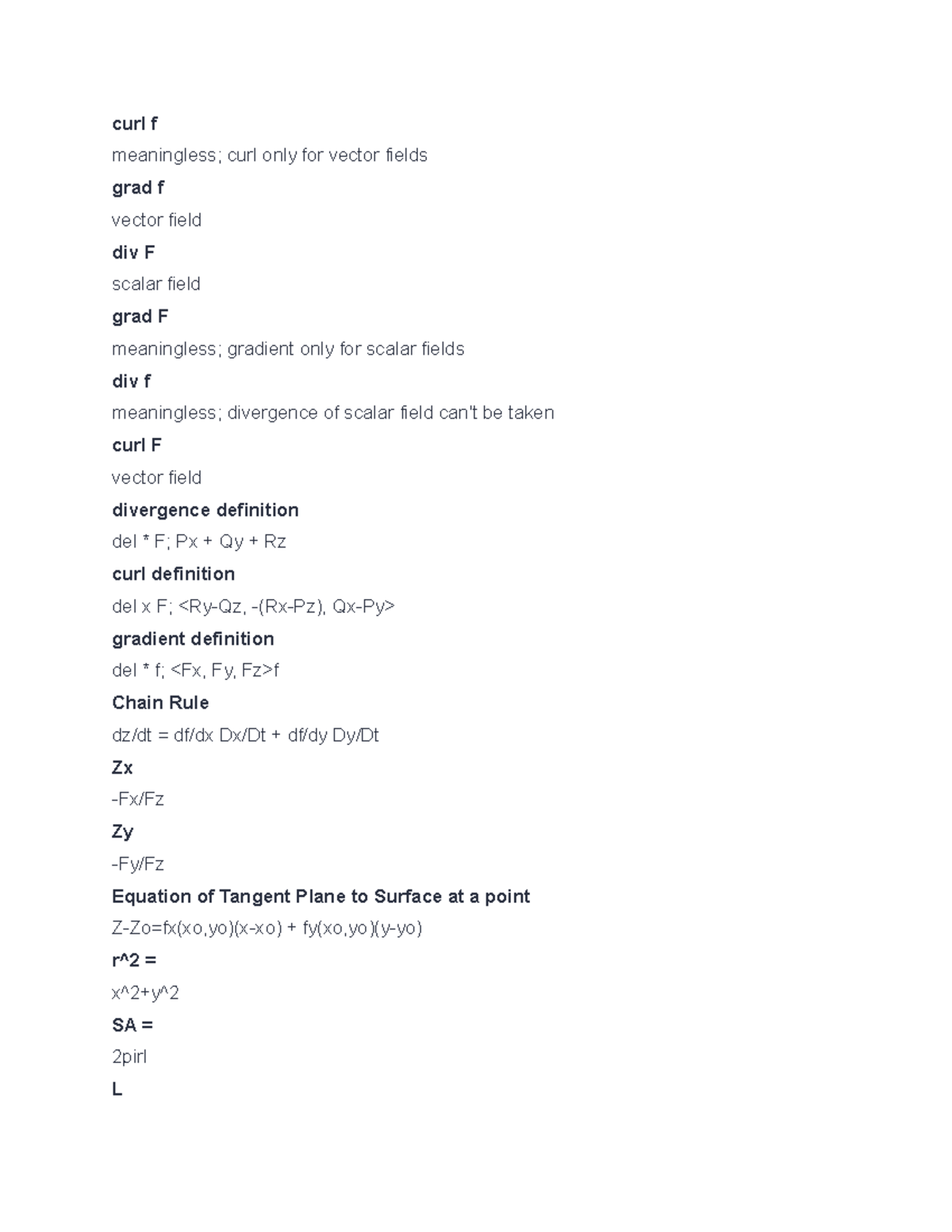 An Nguyen - Calculus III - Part 4 - curl f meaningless; curl only for ...