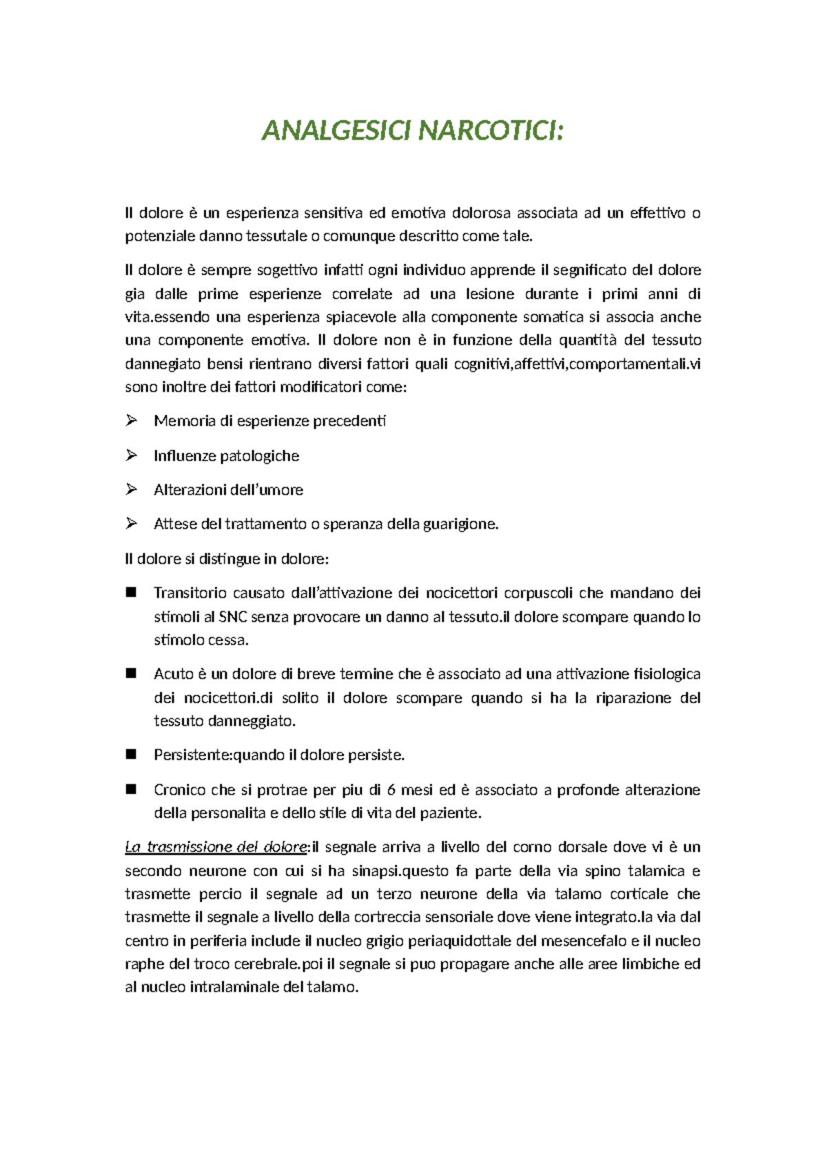 Analgesici Narcotici farmaceutica e farmacologia - ANALGESICI NARCOTICI ...
