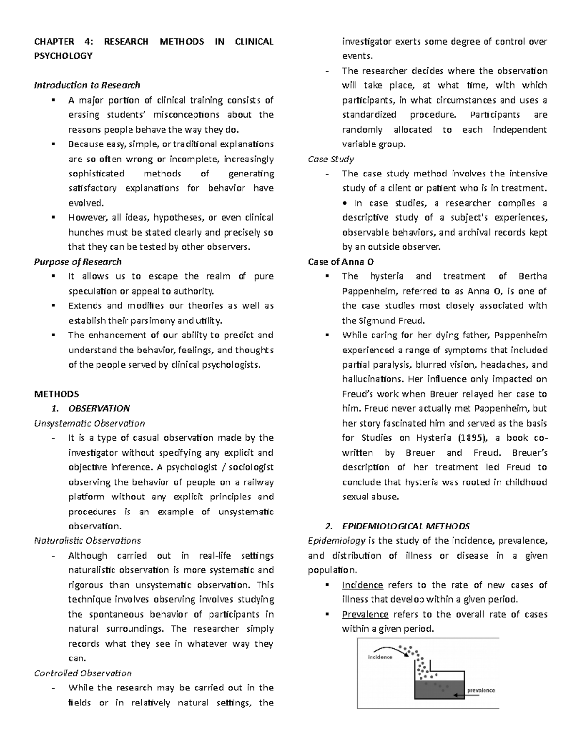 Chapter 3- 5 ICP - Clinical Psychiatry basics - CHAPTER 4: RESEARCH ...