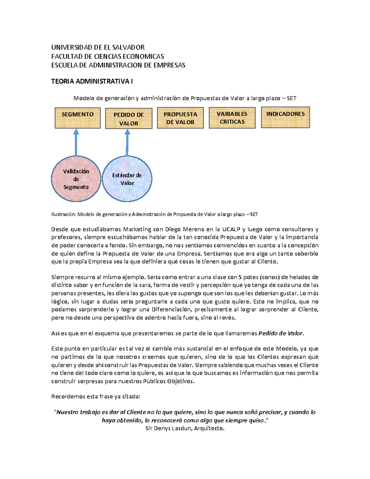 EL Modelo SET con sus respectivos ejemplos - UNIVERSIDAD DE EL SALVADOR ...