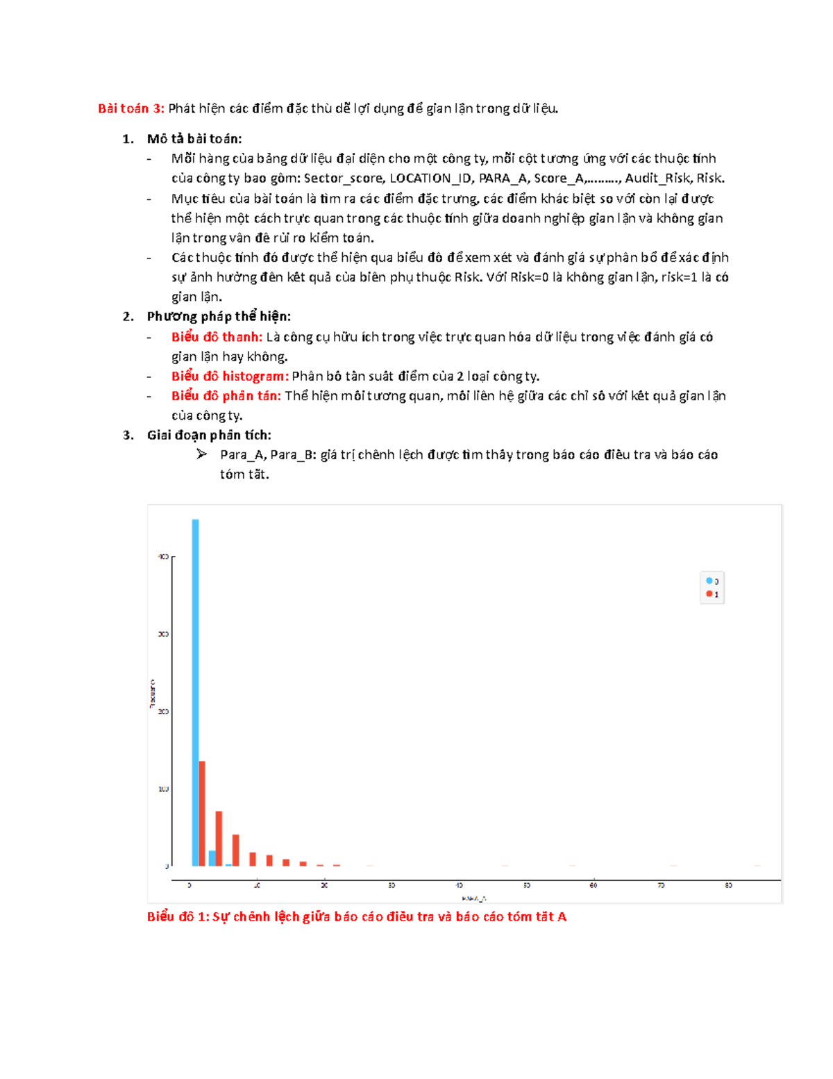 Bài toán 3 - sdfsdfsdf - Bài toán 3: Phát hi n các đi m đ c thù dễễ l i d ng đệ ể ặ ợ ụ ể gian l ...