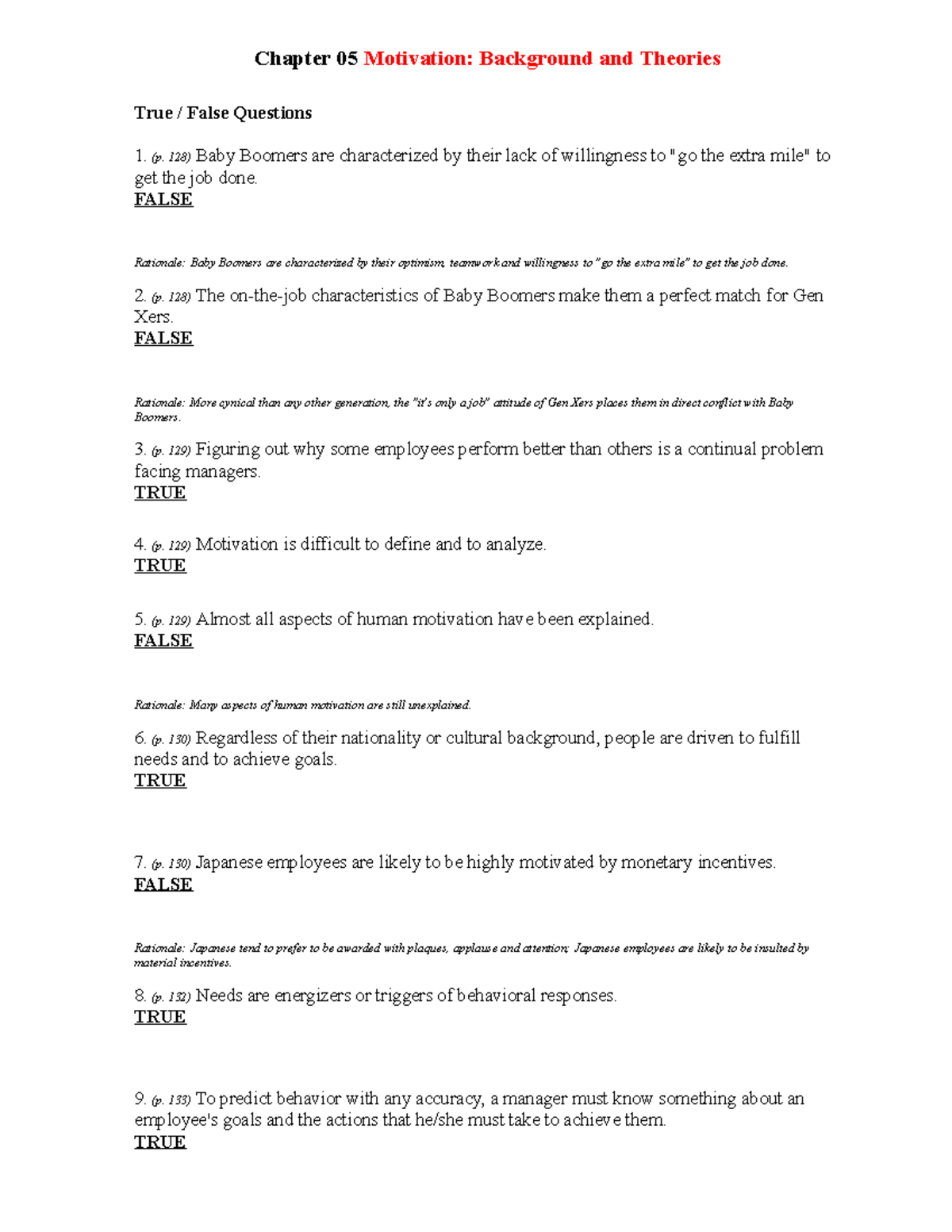 Ch05 Motivation Background and Theories - 128) Baby Boomers are ...