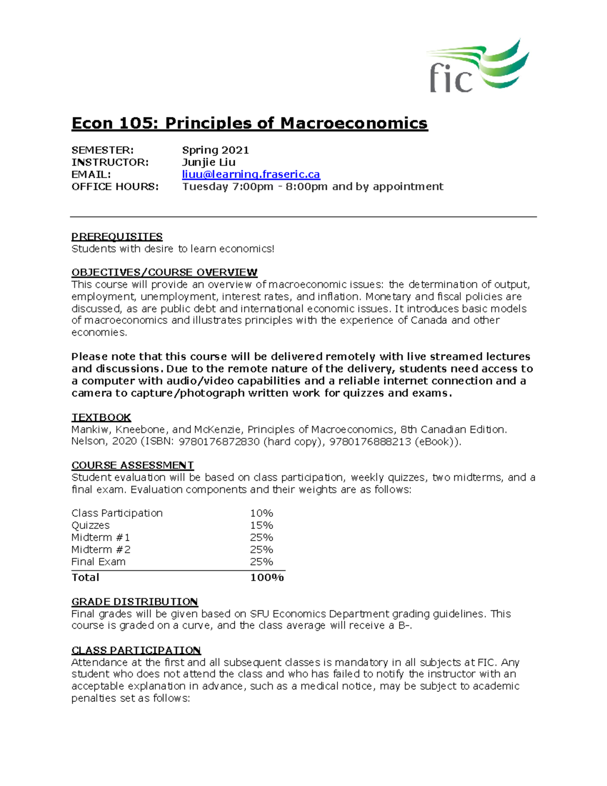 202101-ECON105-Junjie Liu - Econ 105: Principles of Macroeconomics ...
