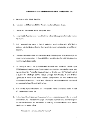 Law 270 Assign 1- Verbal - Law 270 – Assignment Part A Verbal Qs ...