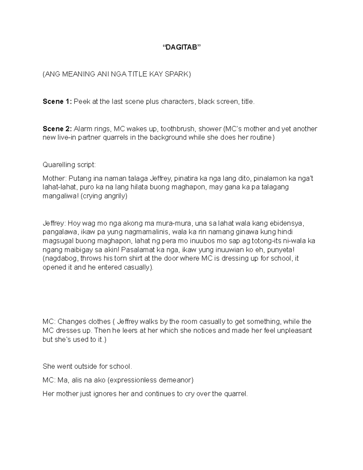 Dagitab 025128 - This is a script. - “DAGITAB” (ANG MEANING ANI NGA ...