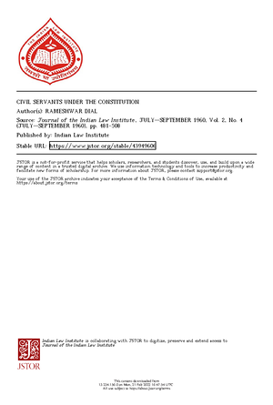 ADR model paper - ALTERNATIVE DISPUTE RESOLUTION - KALINGA UNIVERSITY ...