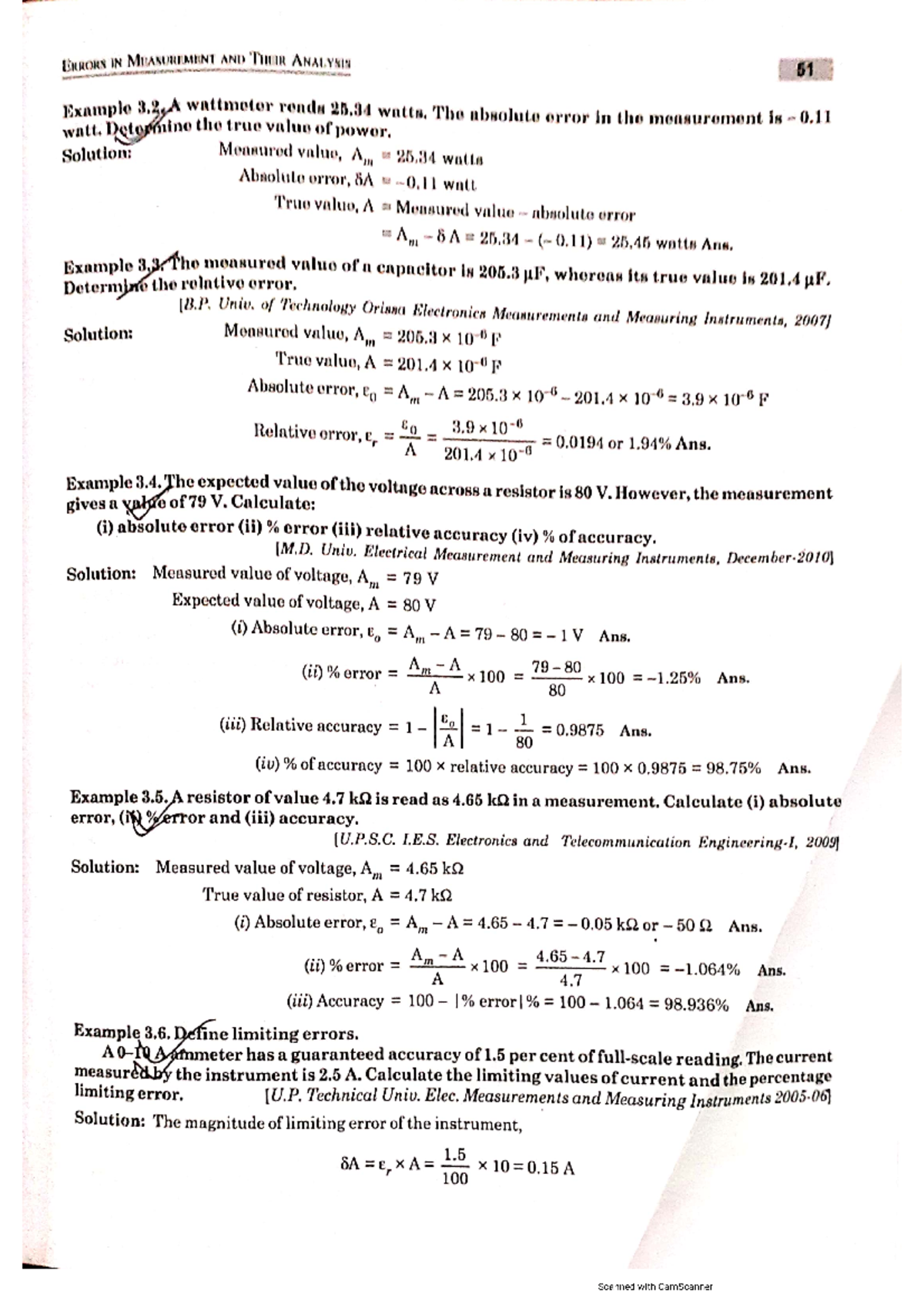 Chapter 1 additional Numerical - Instrumentation - Studocu