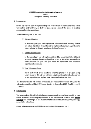 Cs2106exam 1920s1 solutions - NATIONAL UNIVERSITY OF SINGAPORE SCHOOL OF COMPUTING FINAL ...
