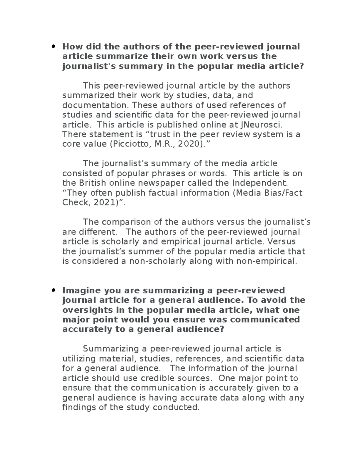 PSY 222 Discussion 3-1 - How did the authors of the peer-reviewed ...