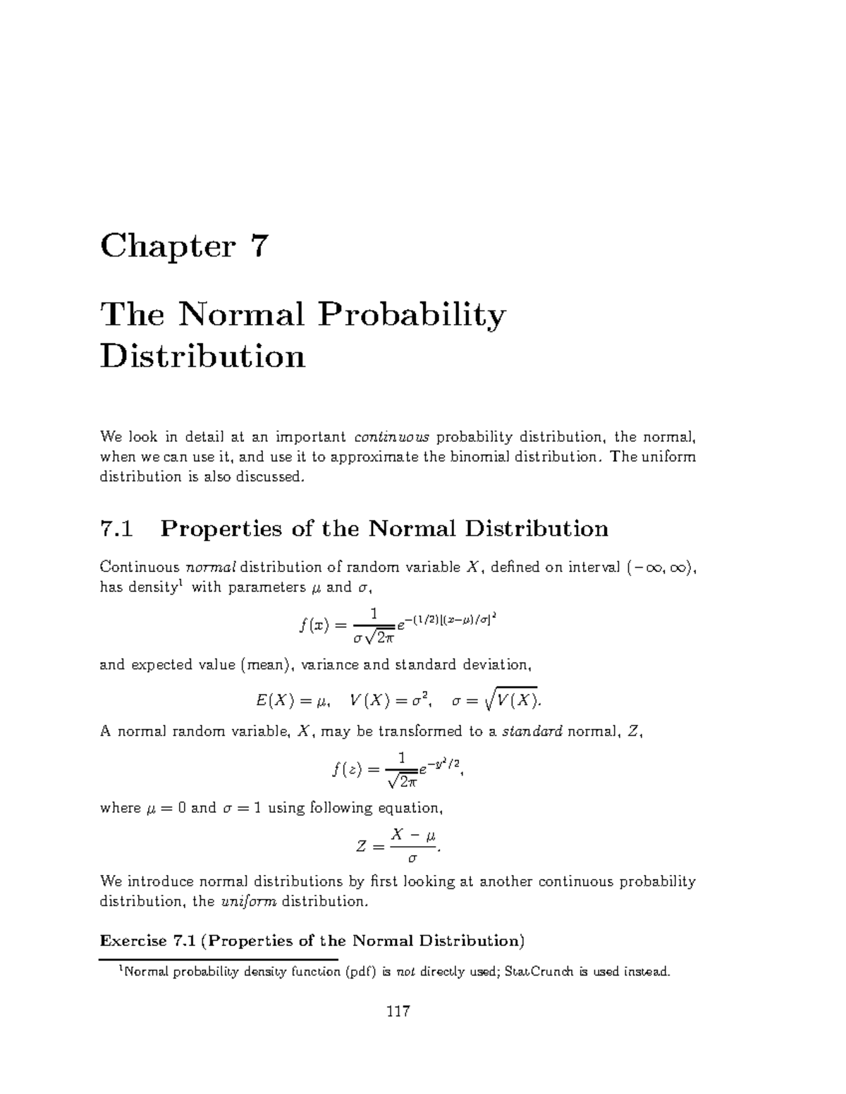 Normal distribution - Chapter 7 The Normal Probability Distribution We ...