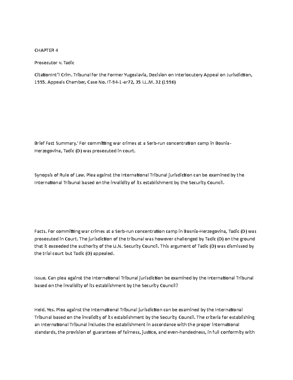 Chapter 4-WPS Office - Notes - Law of evidence - SAUT - Studocu