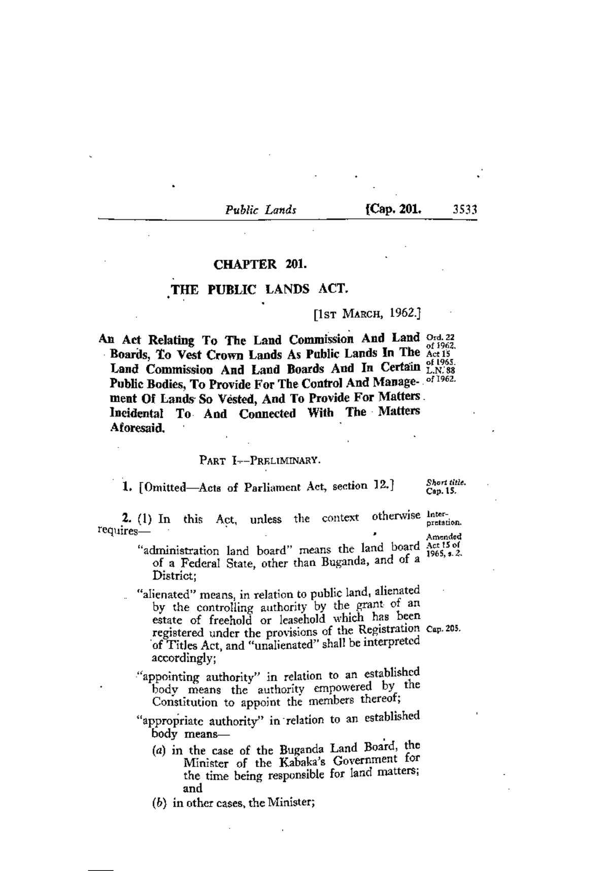 Public land act - Jurisprudence - Studocu