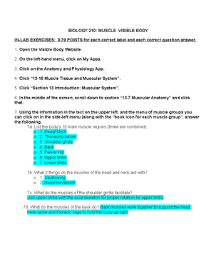 BIO 210 Lab 6 The Skeleton Via Visible Body SP2022 Final - BIOLOGY 210 ...