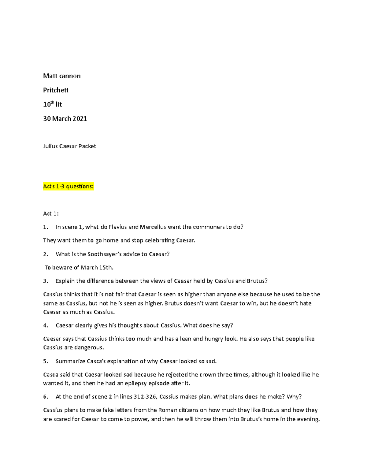 Julius caesar packet (003) hjjnhi9[hh9h9i ijuhgvfxw33xesdcfvgbhnjmk ...