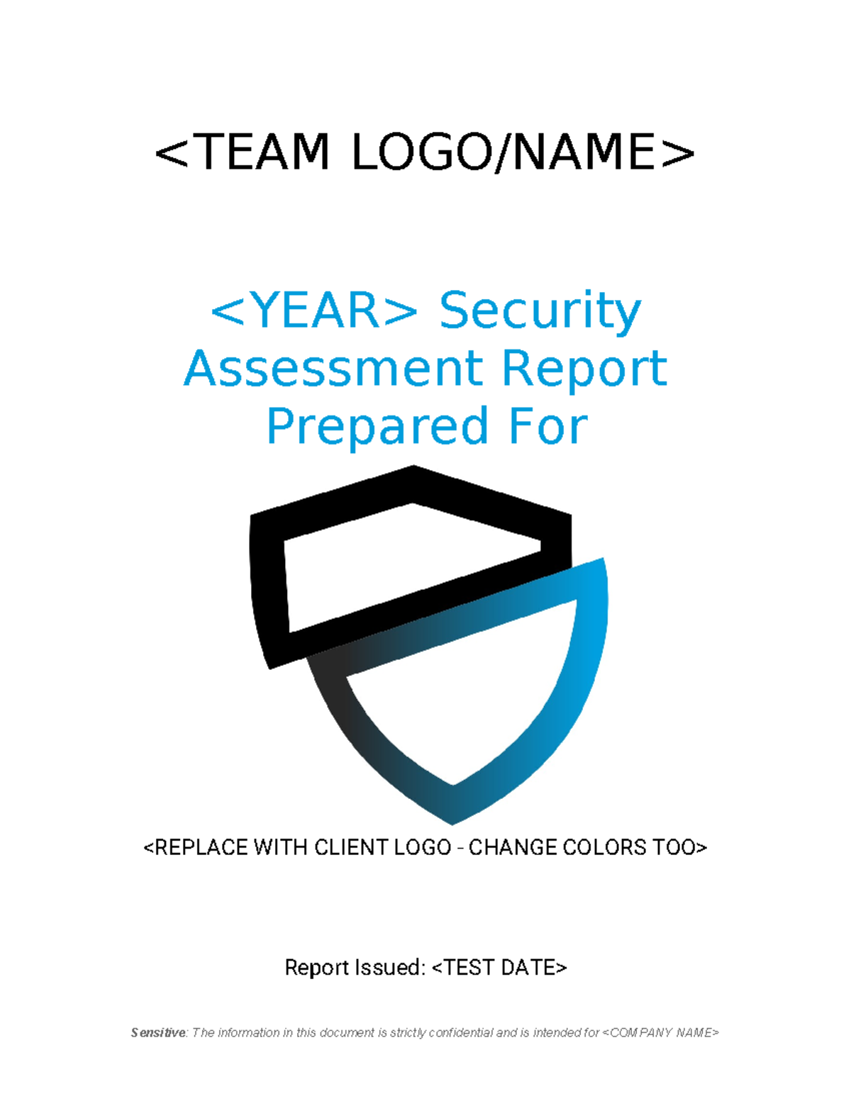 Ccso-report-template - Security Assessment Report Prepared For - Studocu