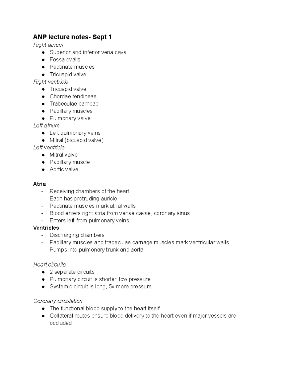 ANP lecture notes - Studocu