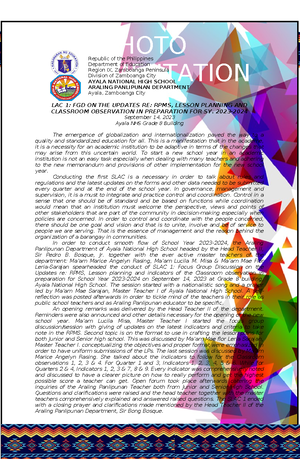 TLE Laboratory Manual - ` TLE LABORATORY MANUAL SCHOOL I. NO. 404870 ...