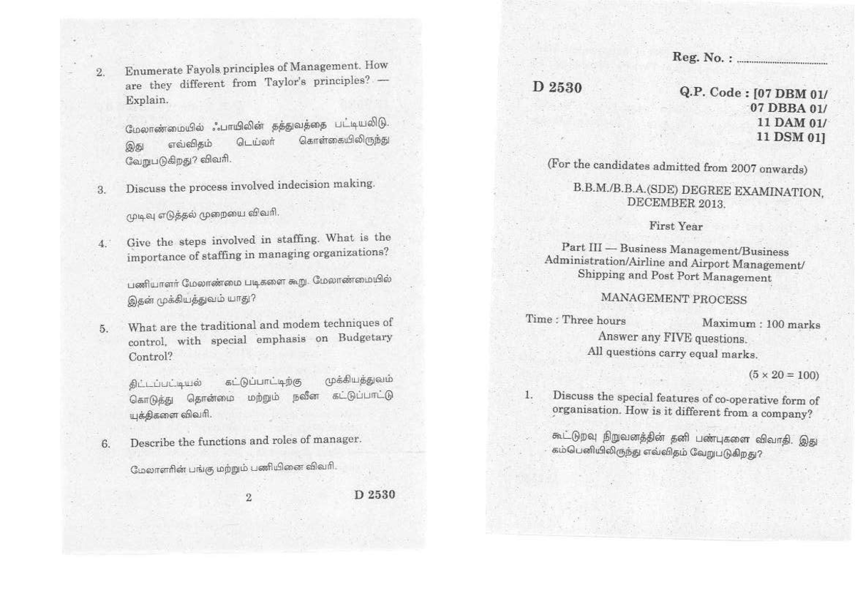 BBA - QUESTIONS - Bba - Studocu