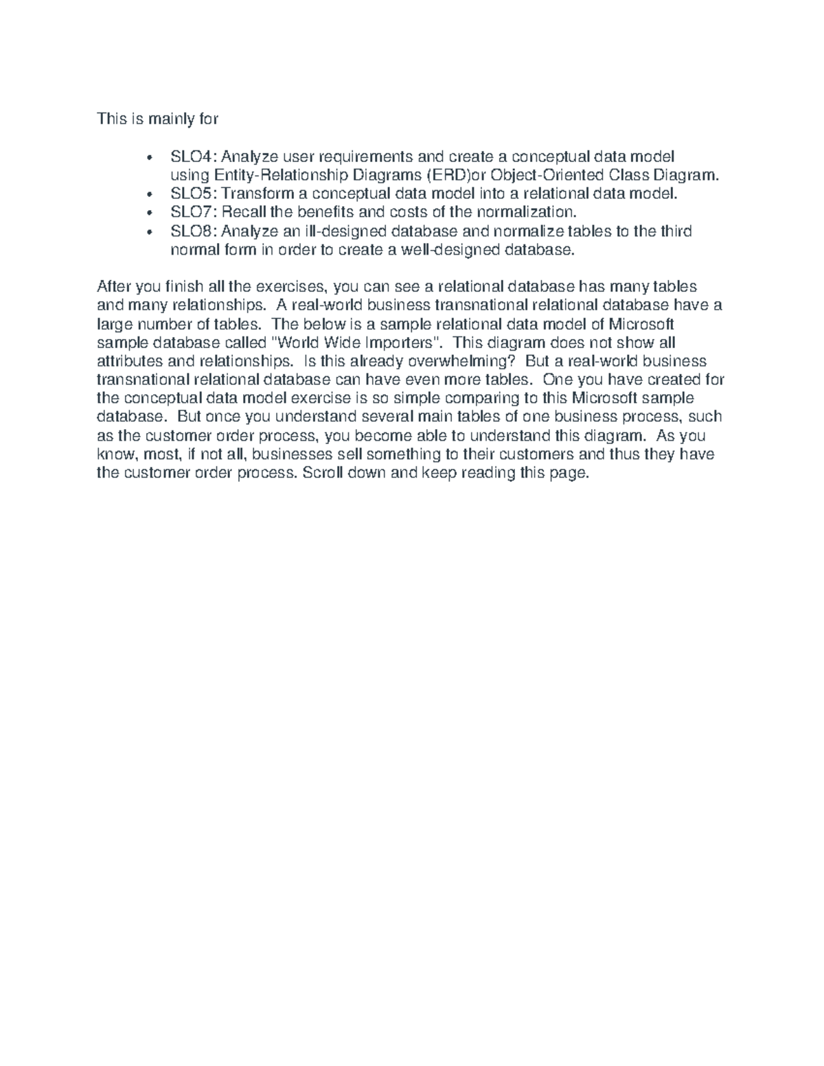 Why does a real-world business transnational relational database have a ...