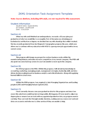 Orientation Assignment - GOM4 Orienta,on Task Assignment Template Note ...