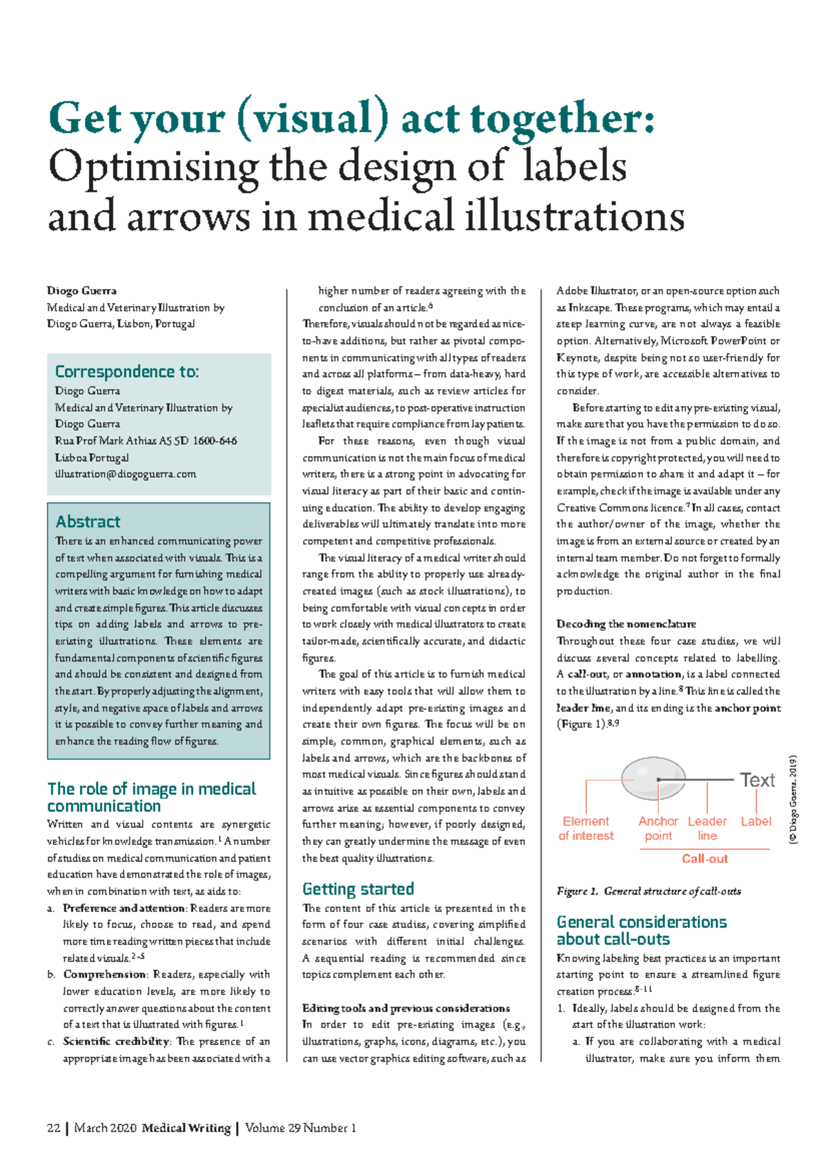 Get your visual act together - 22 | March 2020 Medical Writing | Volume ...