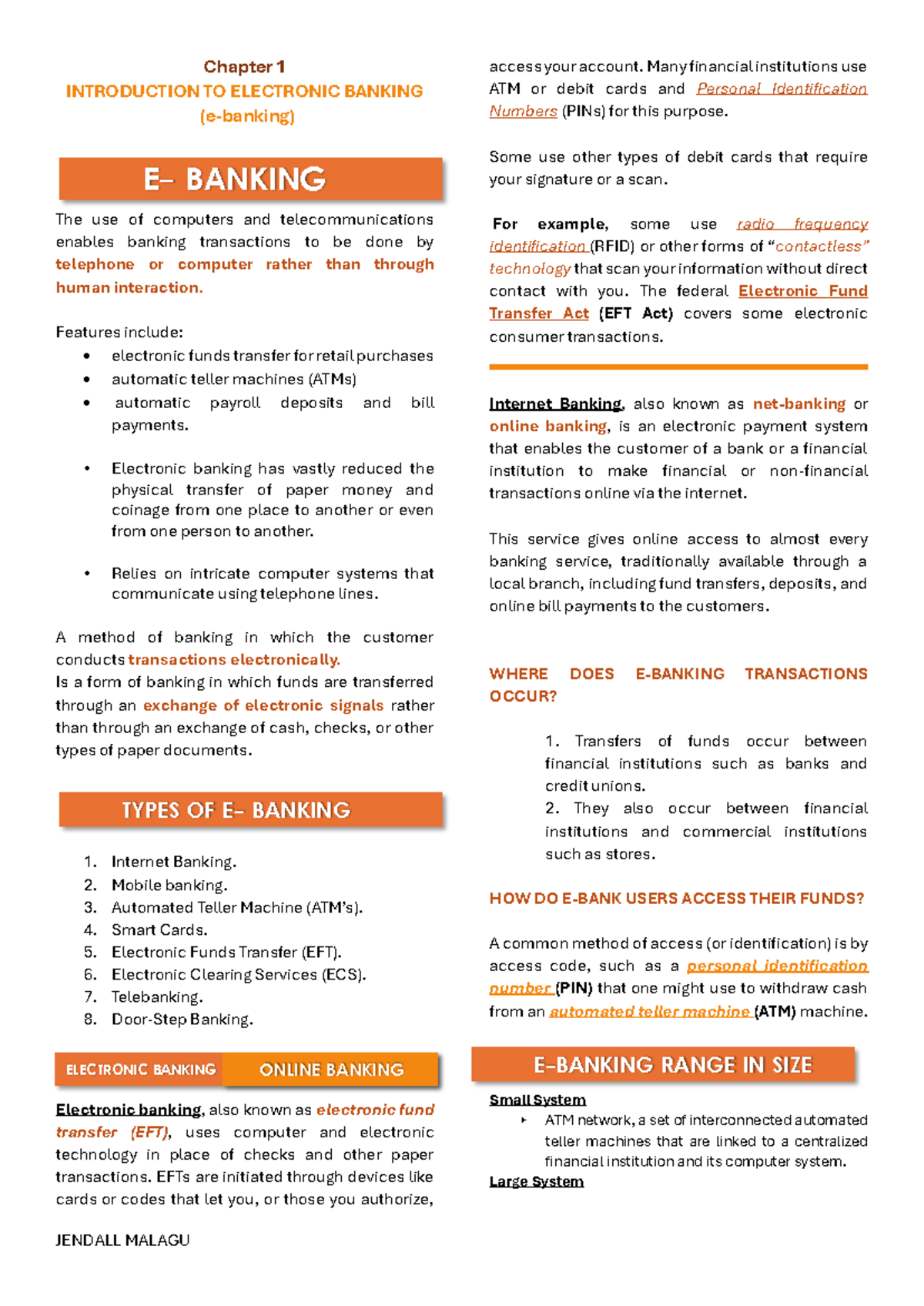 Finman-E3- Reviewer - Lecture Notes in Finman - Chapter 1 INTRODUCTION ...