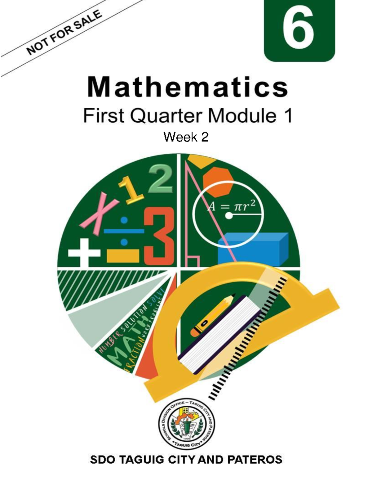 Hybrid MATH 6 Q1 M1 W2 V2 - Modules - Week Introductory Message For the ...