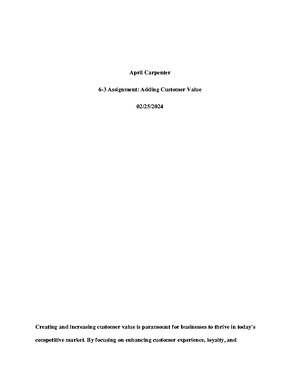 5-3 Assignment - April Carpenter QSO-321 MODULE 5 ASSIGNMENT PROFESSOR STEVE STEVE MYERS ...