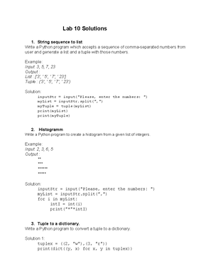 Introduction to Programming Sample Exam Paper & Solutions - DUBLIN CITY ...