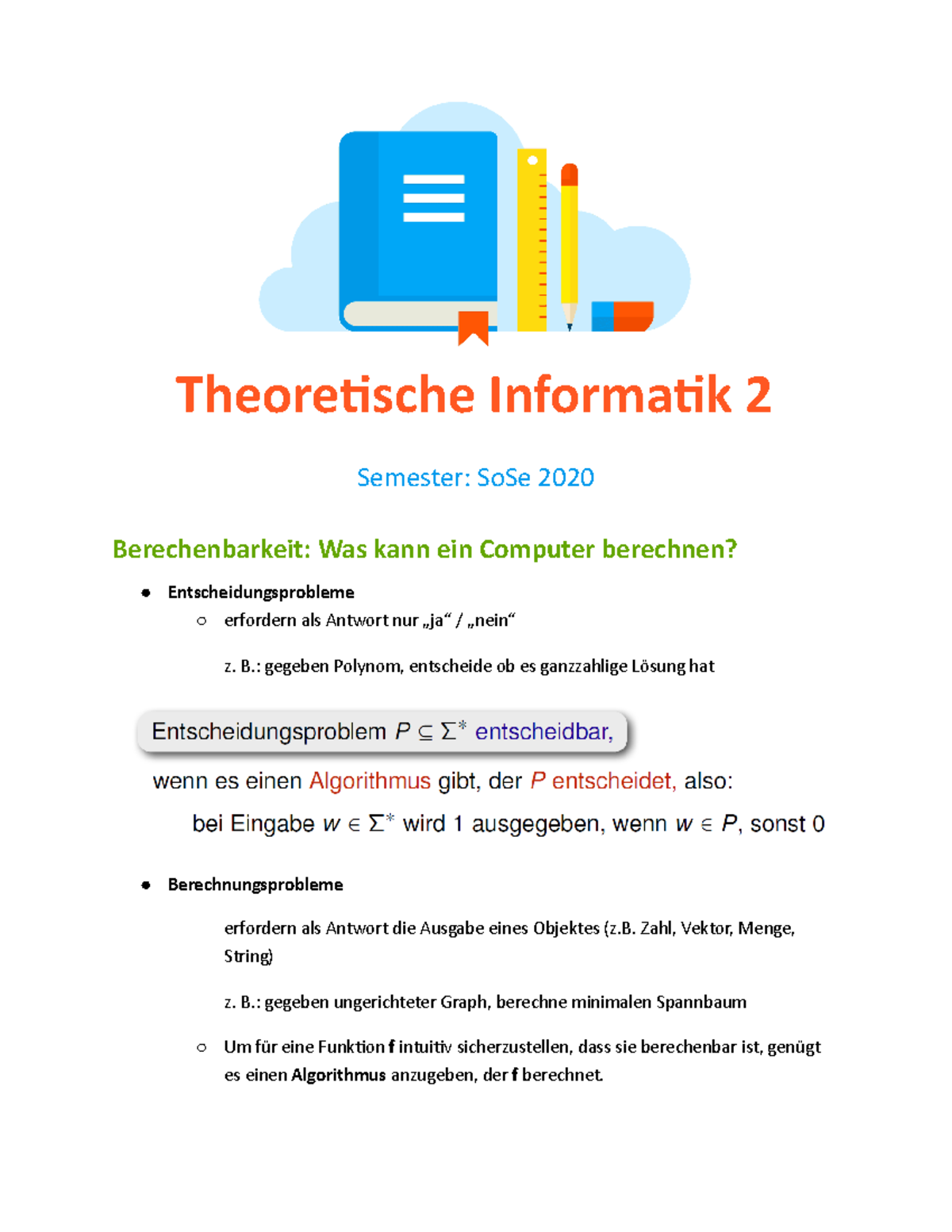 THEO2 Zusammenfassung - Google Docs - Warning: TT: undefined function: 32 Warning: TT: undefined ...