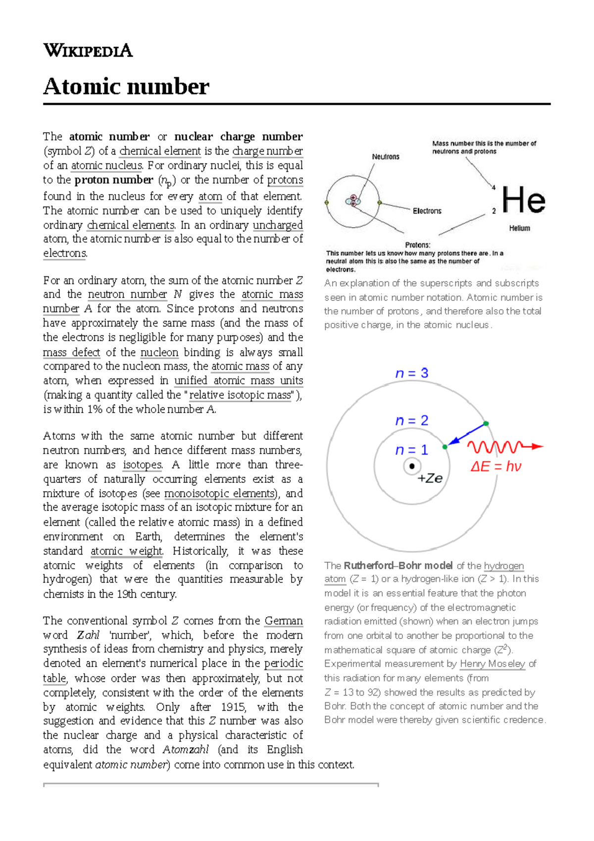 Atomic number - Description is the fiction-writing mode for ...