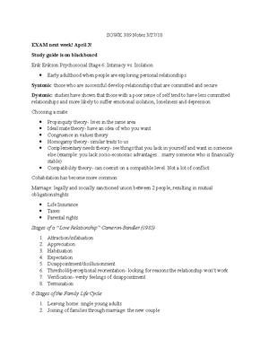 SOCW 6060 Four Case Studies to Build - Theory Into Practice: Four ...