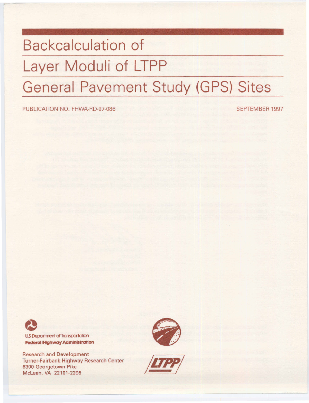 Backcalculation LTPP - RETROCALCULO DE PAVIMENTOS - Backcalculation of ...