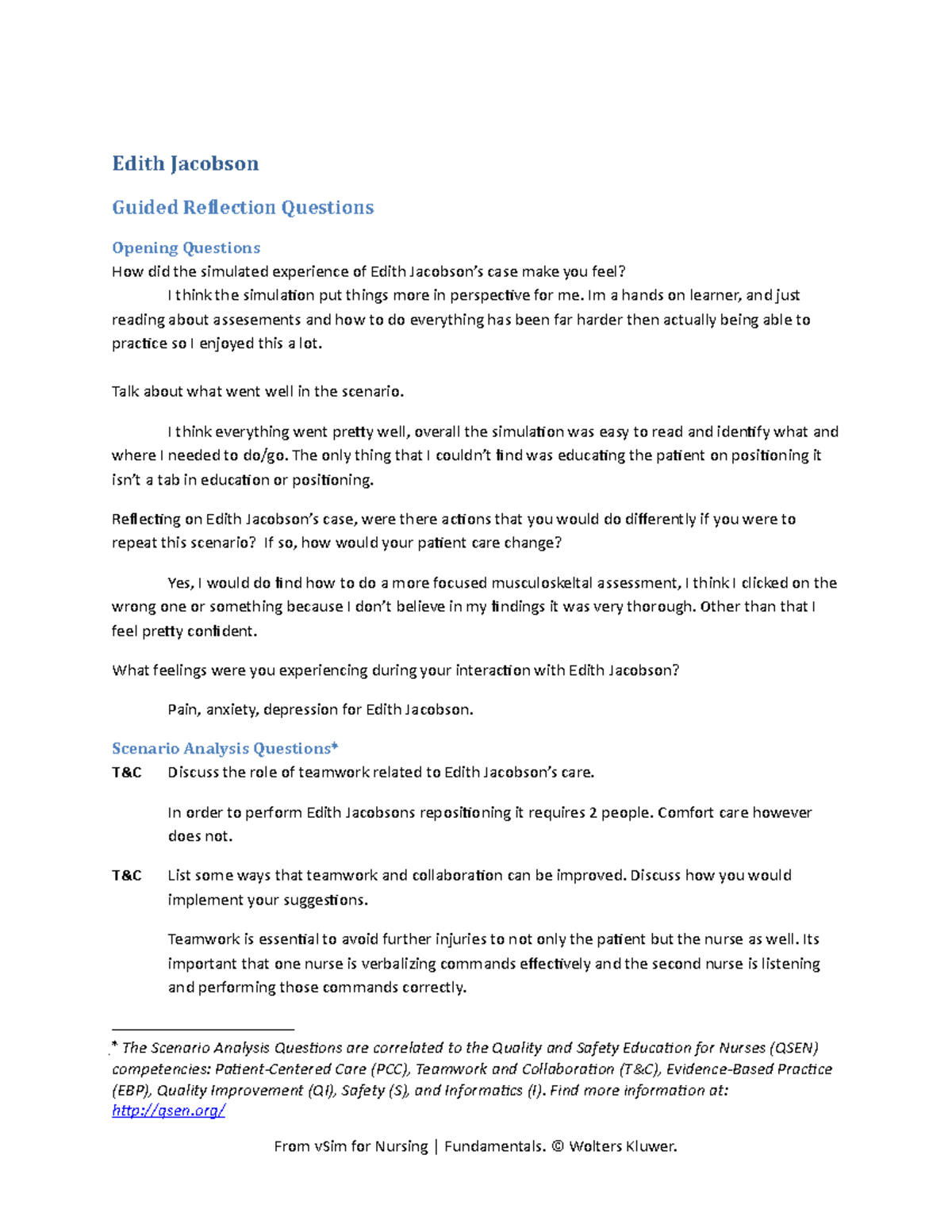 Fundamentals Case Edith Jacobson GRQ - Edith Jacobson Guided Reflection ...