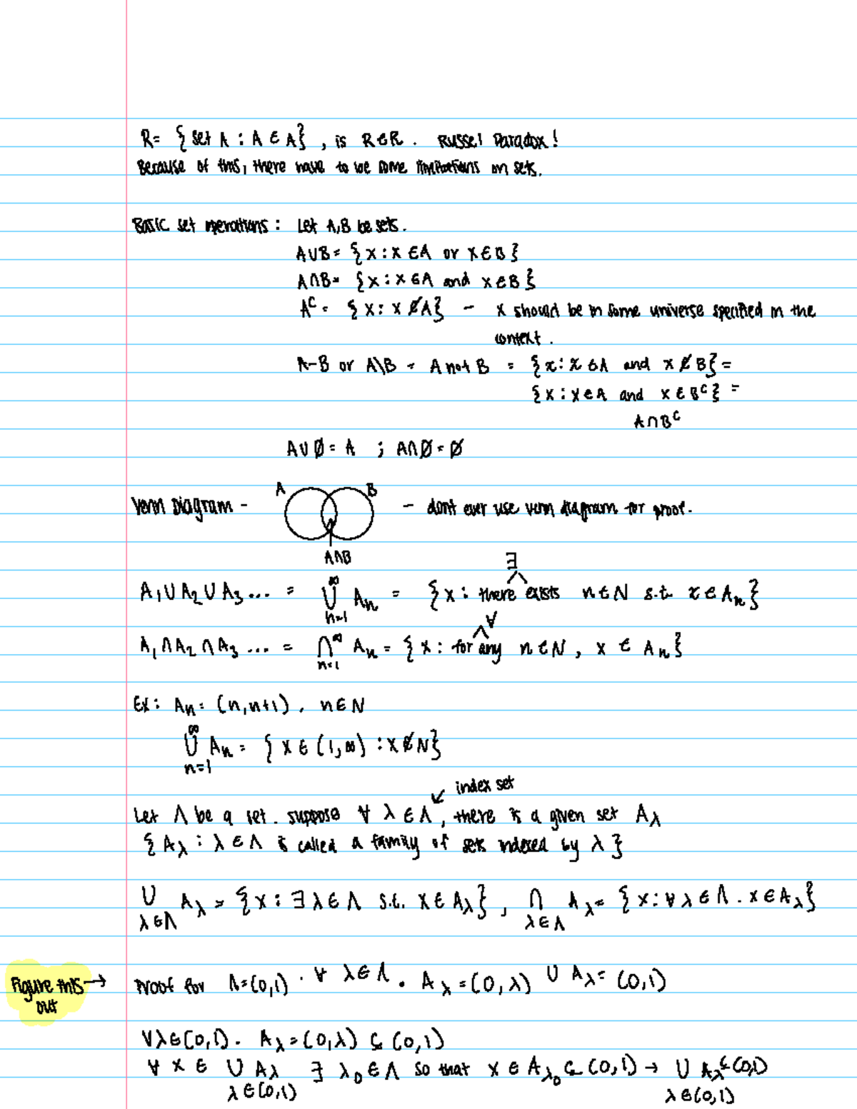 Lecture 2 Notes - Chapter 1 - Sets - MATH2106 - Georgia Tech - Studocu