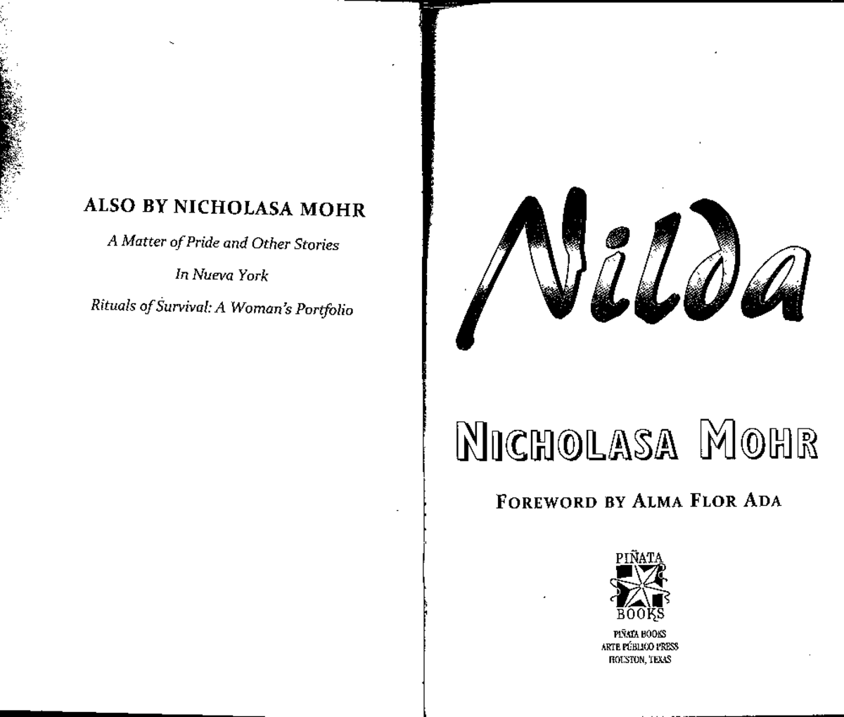 Nilda Excerpt - AFPRL 238.00 - Studocu