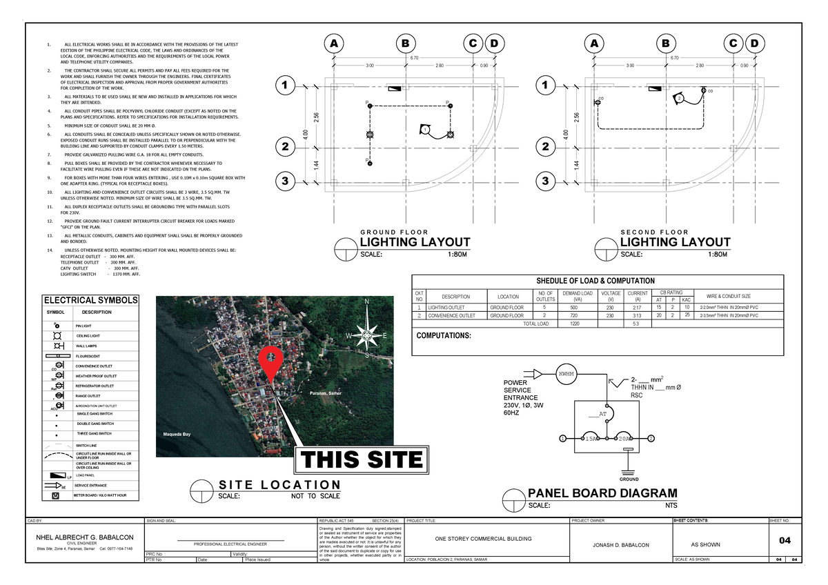 04 - asq - SHEET CONTENTS: 04 04 AS SHOWN REPUBLIC ACT 545 SECTION 25(4 ...
