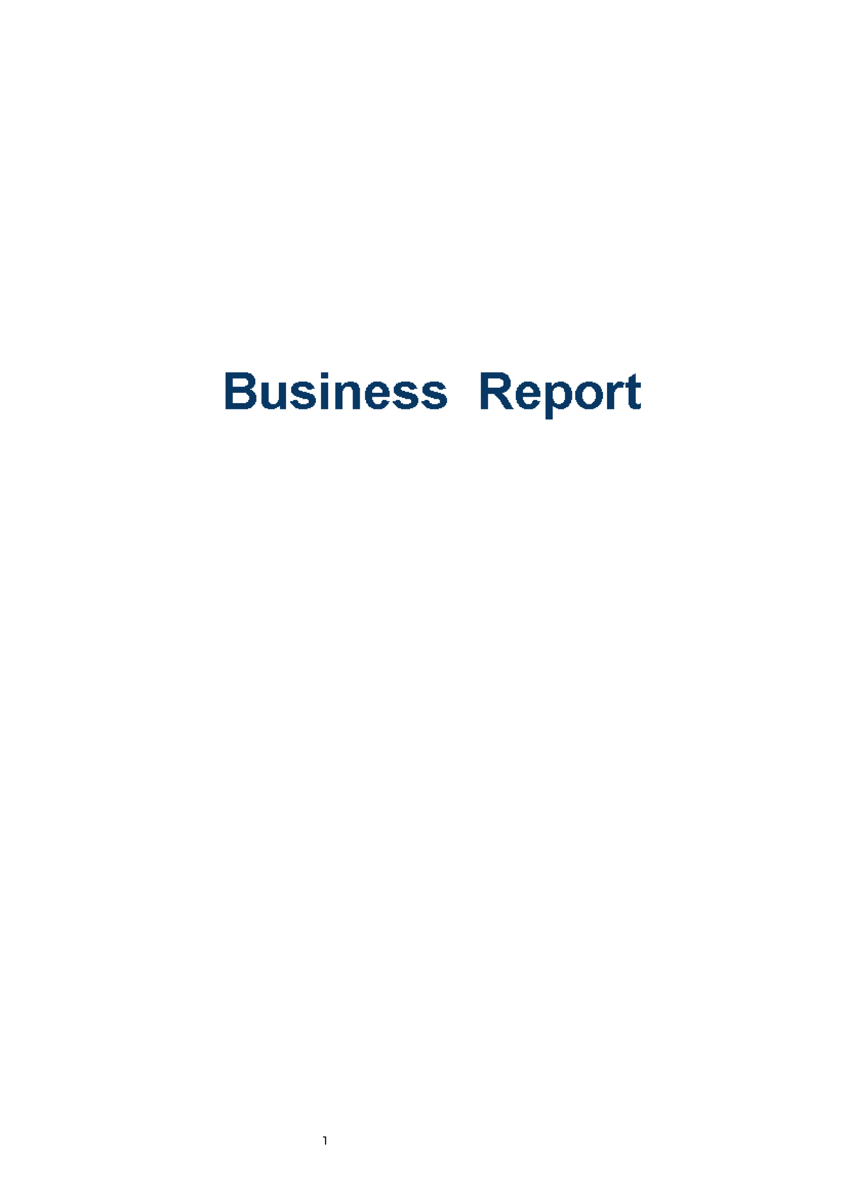 Project 3 Business Report - Business Report Contents List of Tables ...
