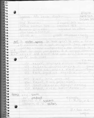 IMG 2018 0617 0033 - Summary Linear and Multilinear Algebra - ,flfiI ...