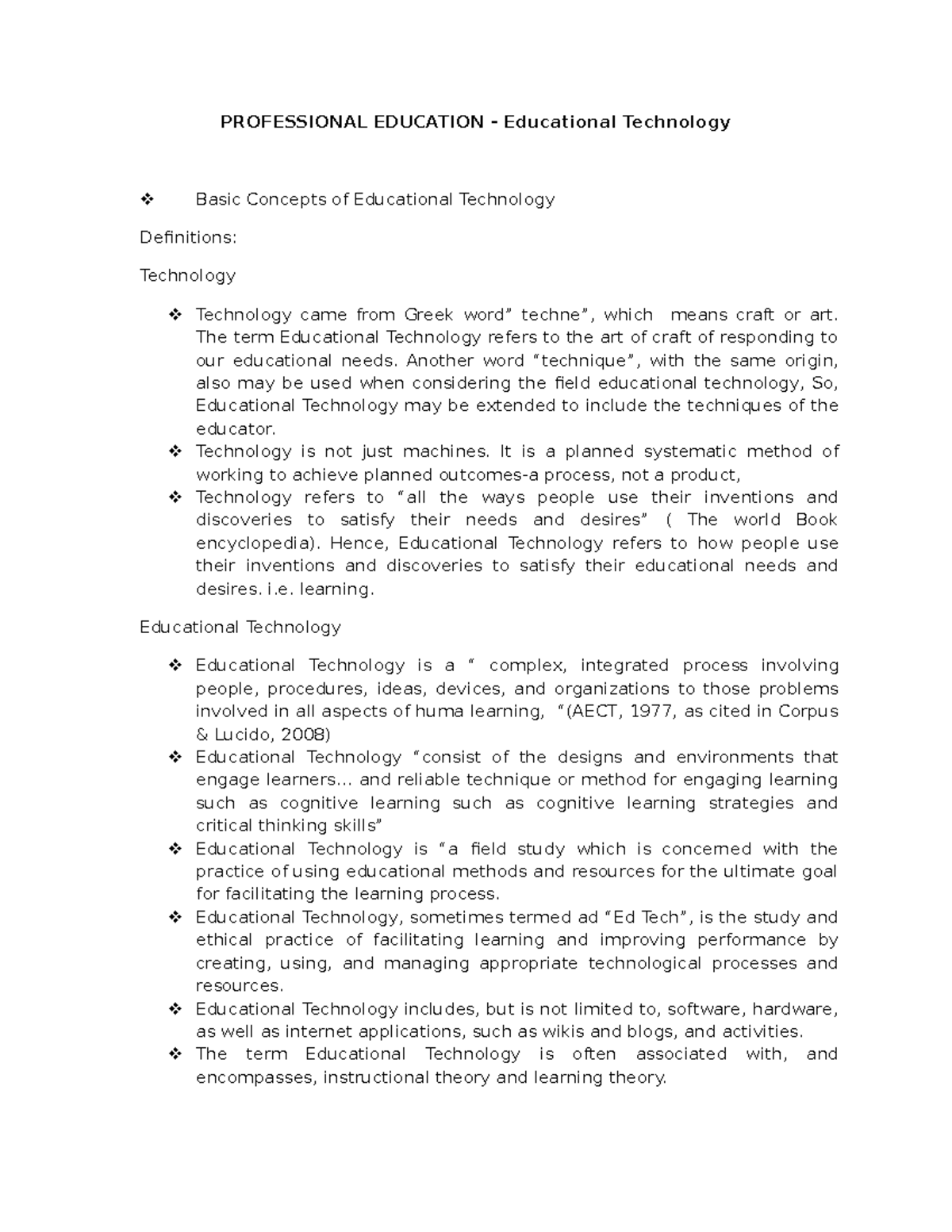 018 Educational-Technology - PROFESSIONAL EDUCATION - Educational ...