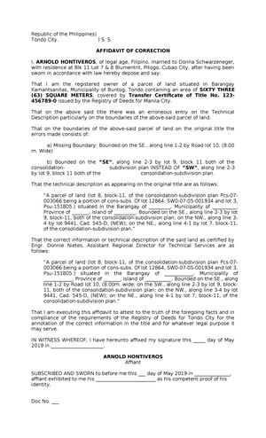 Position Paper Sample - Position Paper of Rommel F. Dela Cruz REPUBLIC ...