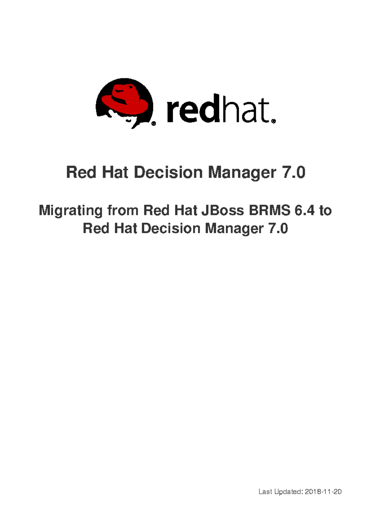 Red hat decision manager-7.0-migrating from red hat jboss brms 6 - Red ...