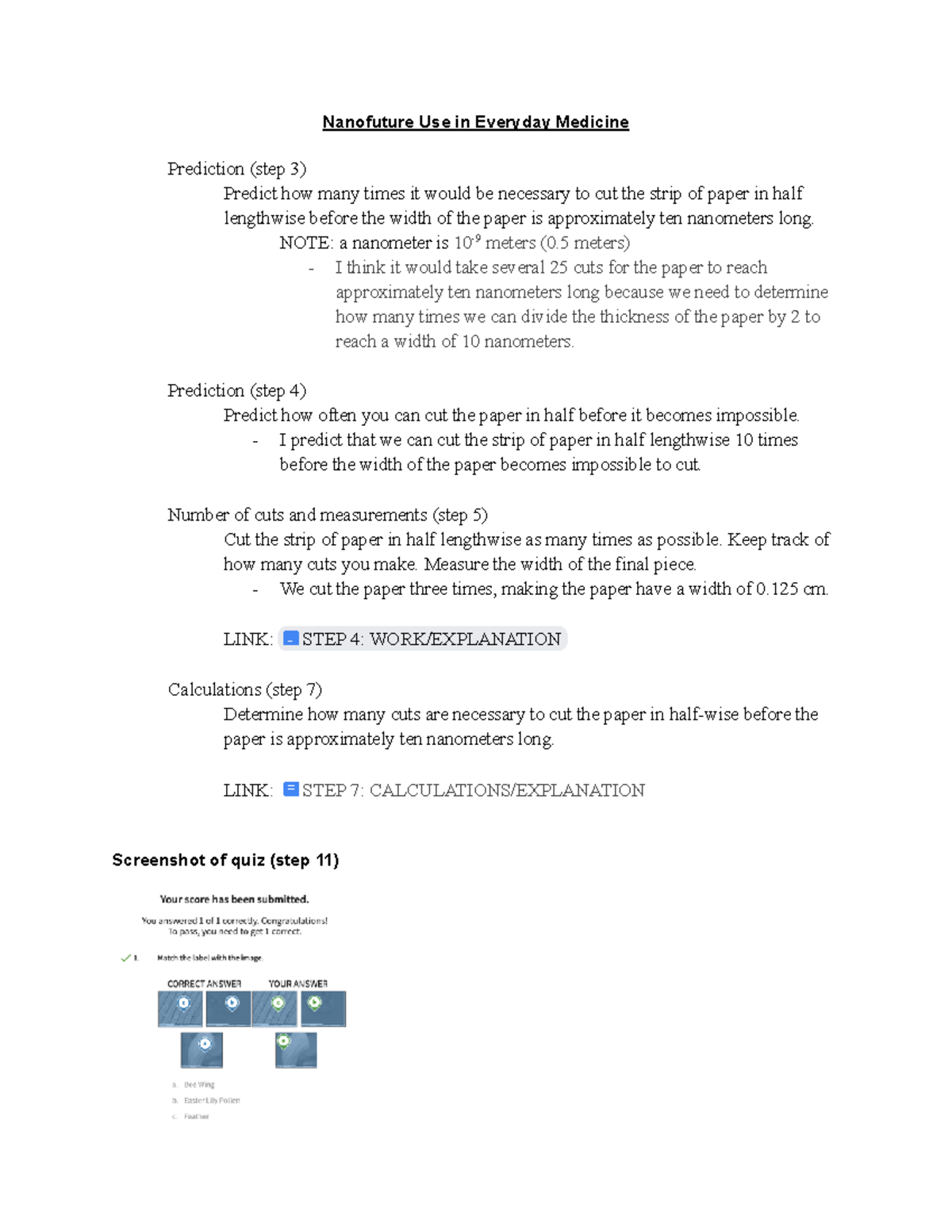 Nanofuture Use in Everyday Medicine - Nanofuture Use in Everyday ...