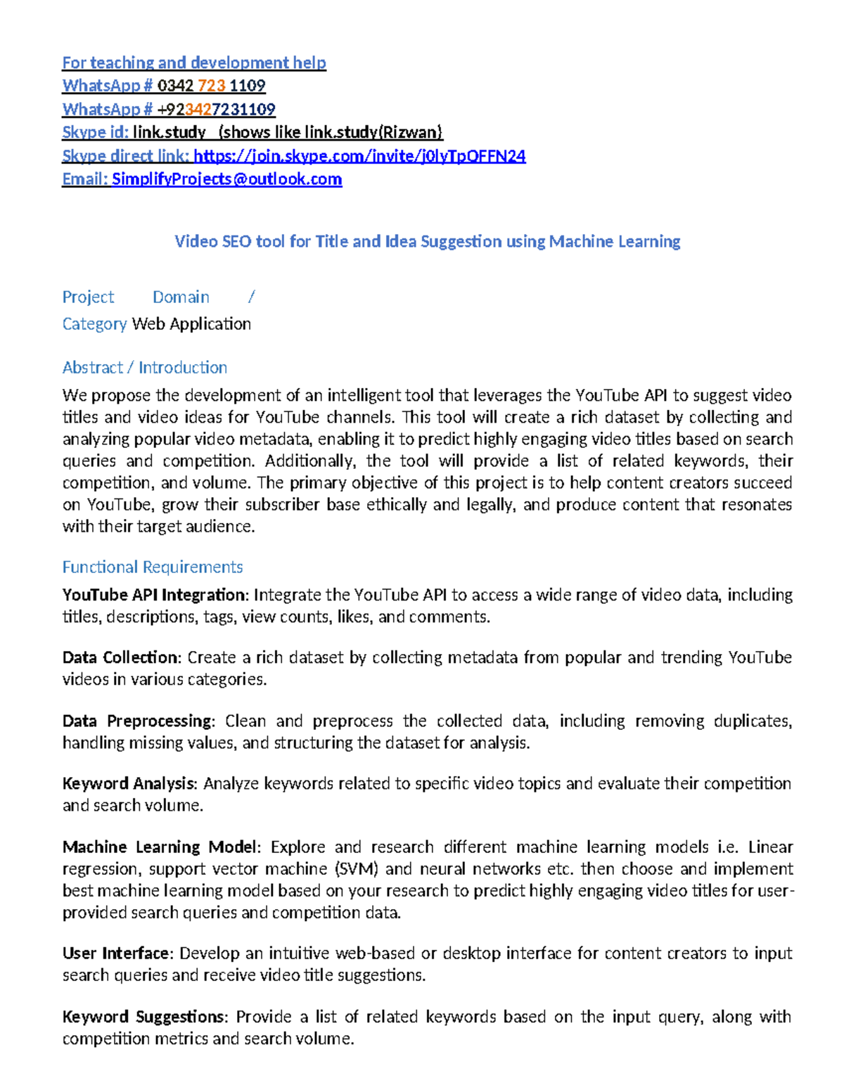 Video SEO tool for Title and Idea Suggestion using Machine Learning ...