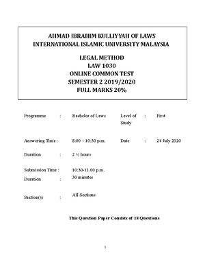 Legal Method Group 3 Library Activity-.docx - AHMAD IBRAHIM KULLIYYAH ...