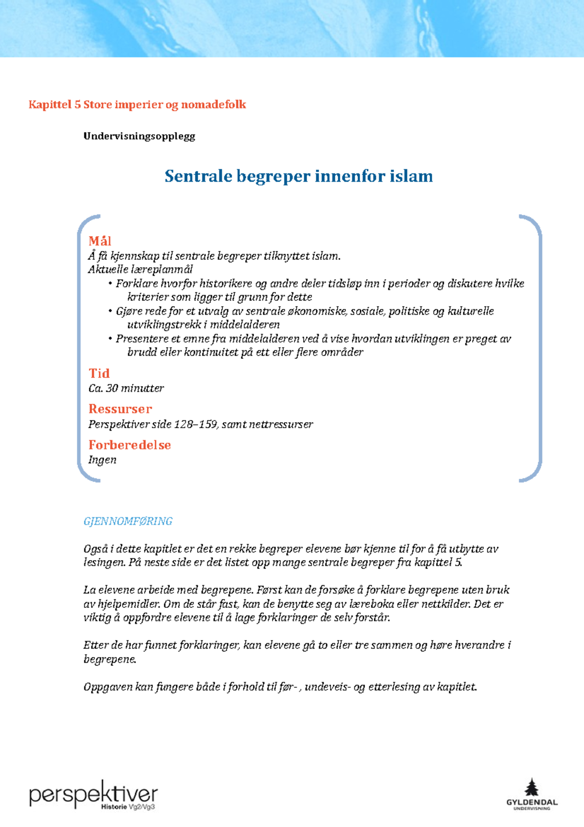 Islam begreper - ffffffff - Kapittel 5 Store imperier og nomadefolk Undervisningsopplegg ...