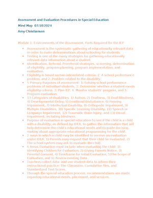 D230 Task1 - Task 1 | Student Analysis - Ashley Flannigan August 8 ...