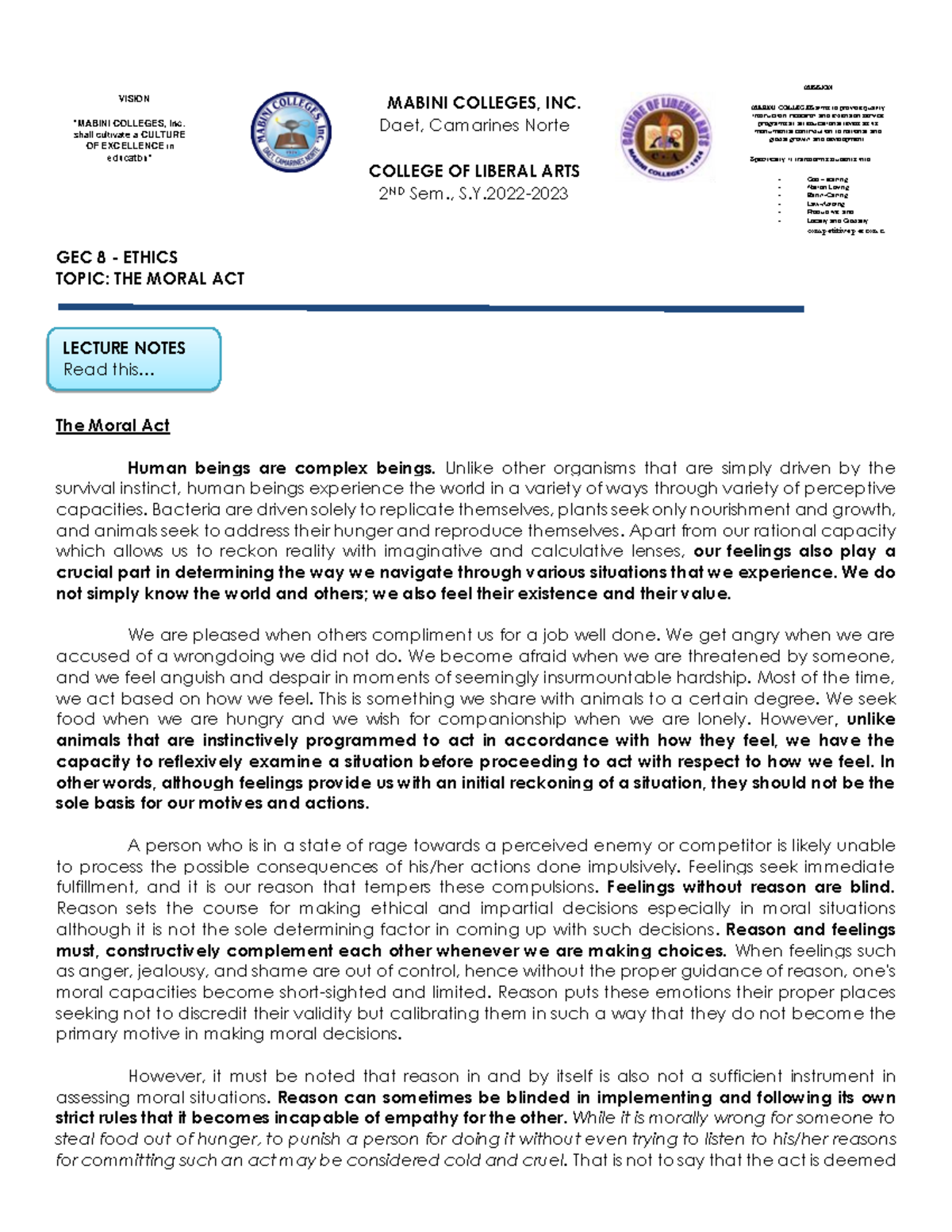 3 - Nskalpamabahha - MABINI COLLEGES, INC. Daet, Camarines Norte ...